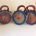Stylish Elephant Grass Bag/purse Wth Leather Handle - Etsy