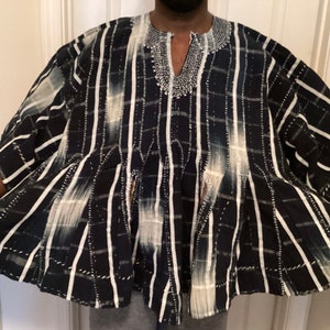 Northern Ghana Gonja Batakari / Smock / Fugu With Side Pockets /L/XL - Etsy