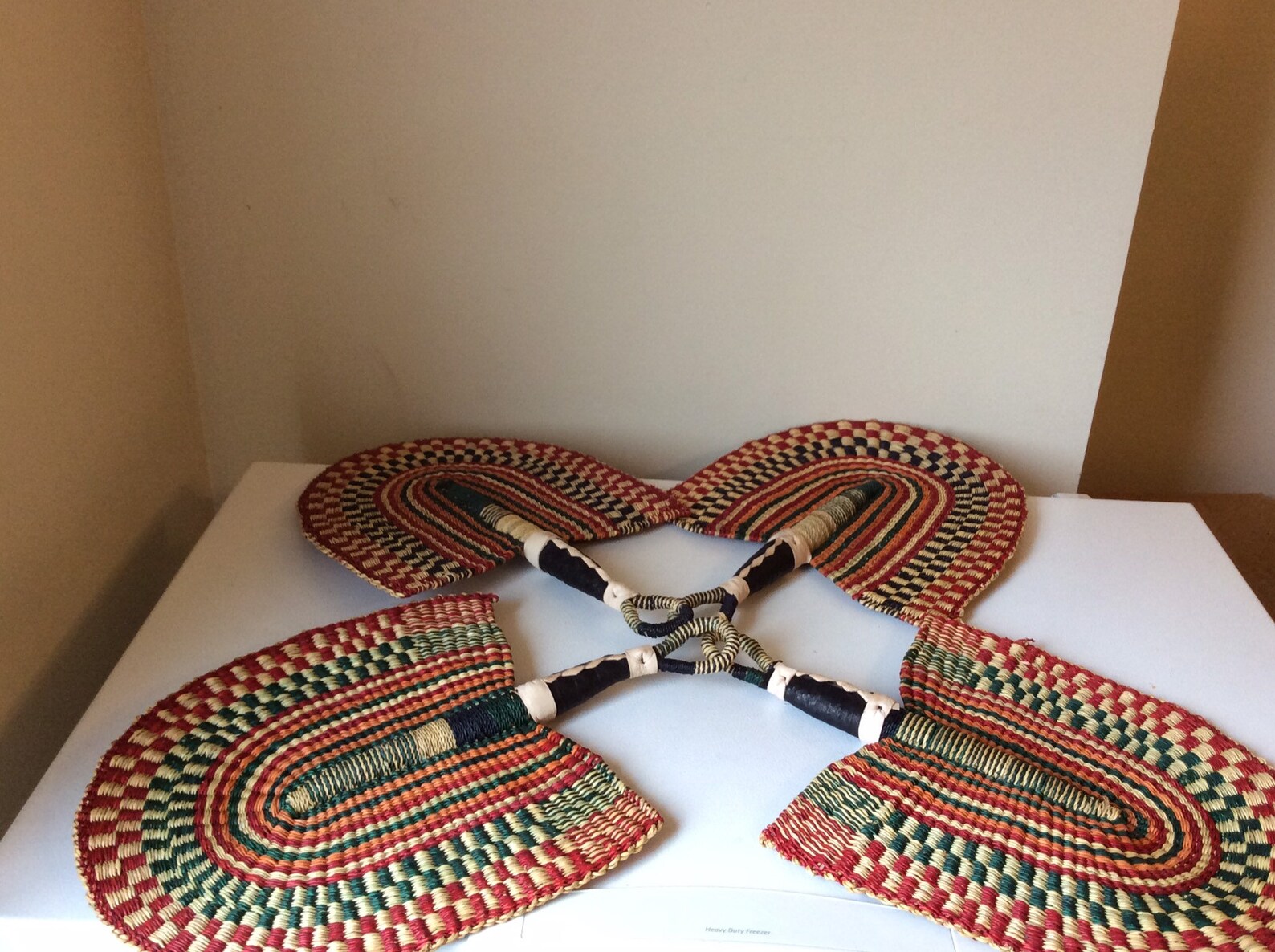 Versatile Bolga Straw Hand Fan World Cup Special ghana - Etsy