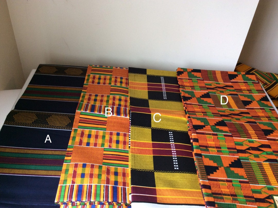 African Kente Wax Print Fabrics (ankara) - Dashiki Designs - Etsy