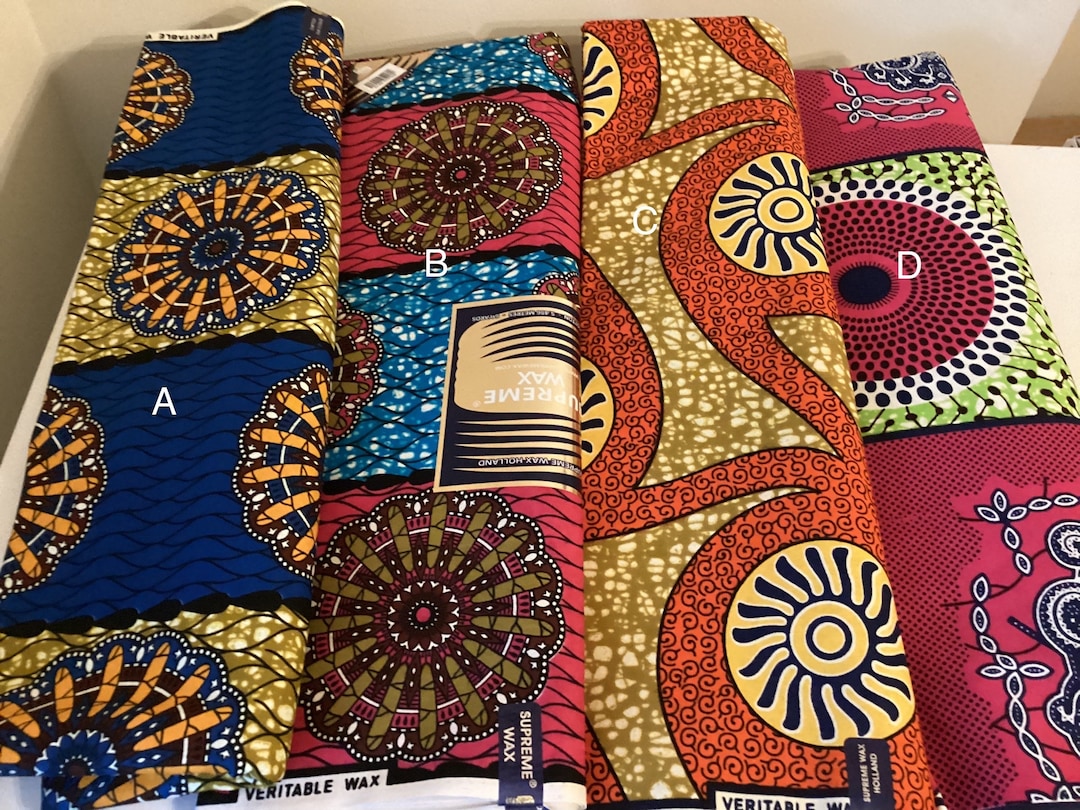 African Ankara Wax Prints. 3 & 6 Yards Fabric - Etsy