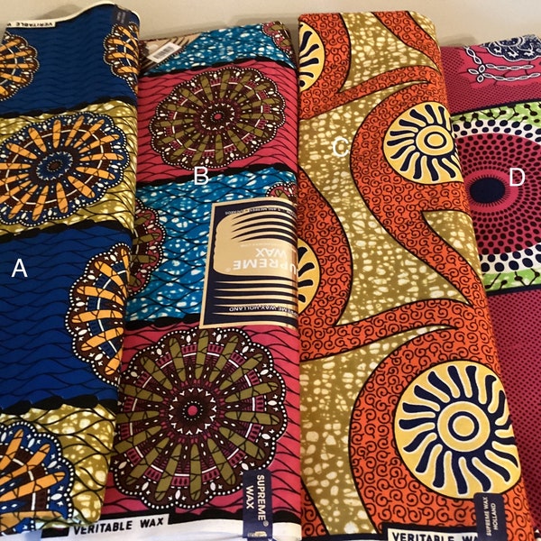 African Fabric by the Yard - Etsy