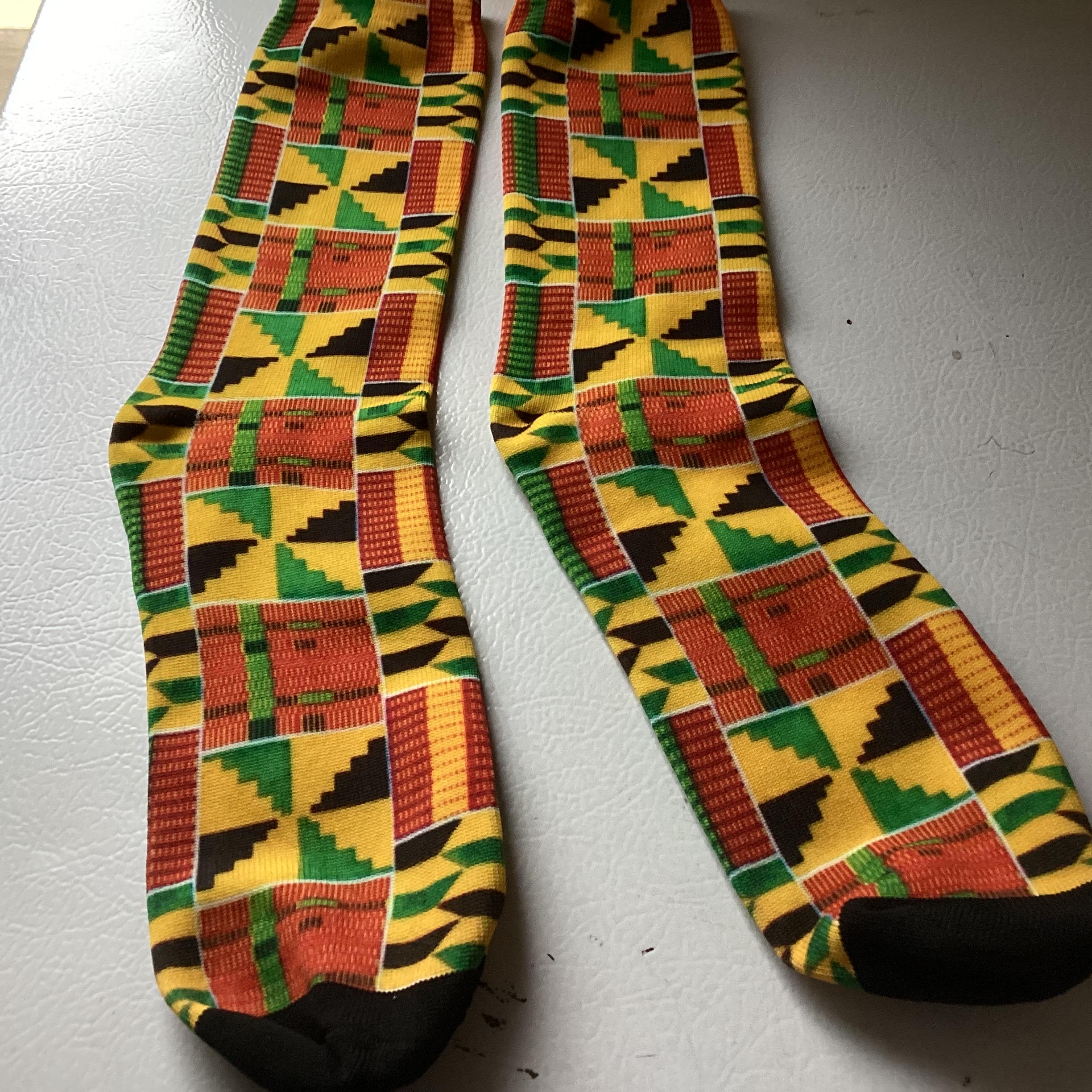 Kente Design Socks/ Compression Sock/novelty Socks. Unisex - Etsy