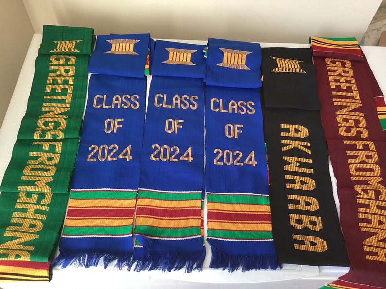 Authentic Kente Stoles 2024 and More - Etsy