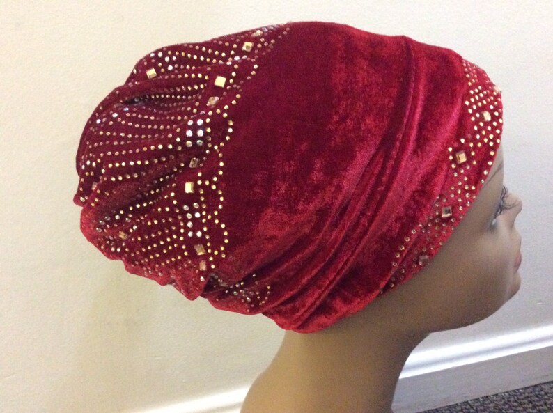 Velvet Embellished Rhinestone Caps/slouchy Beanie Hats. - Etsy