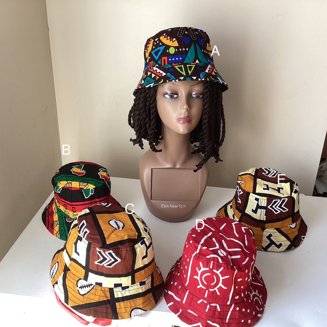 African Print Safari Bucket Hat. - Etsy