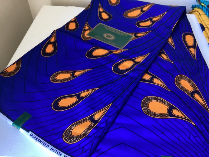 African Ankara Abstract Design Wax Print - Etsy