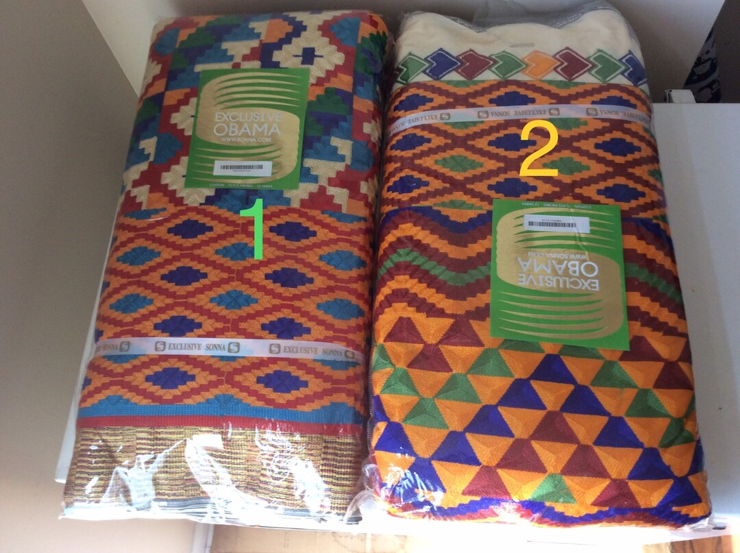 Exclusive Obama Kente Fabric - Etsy