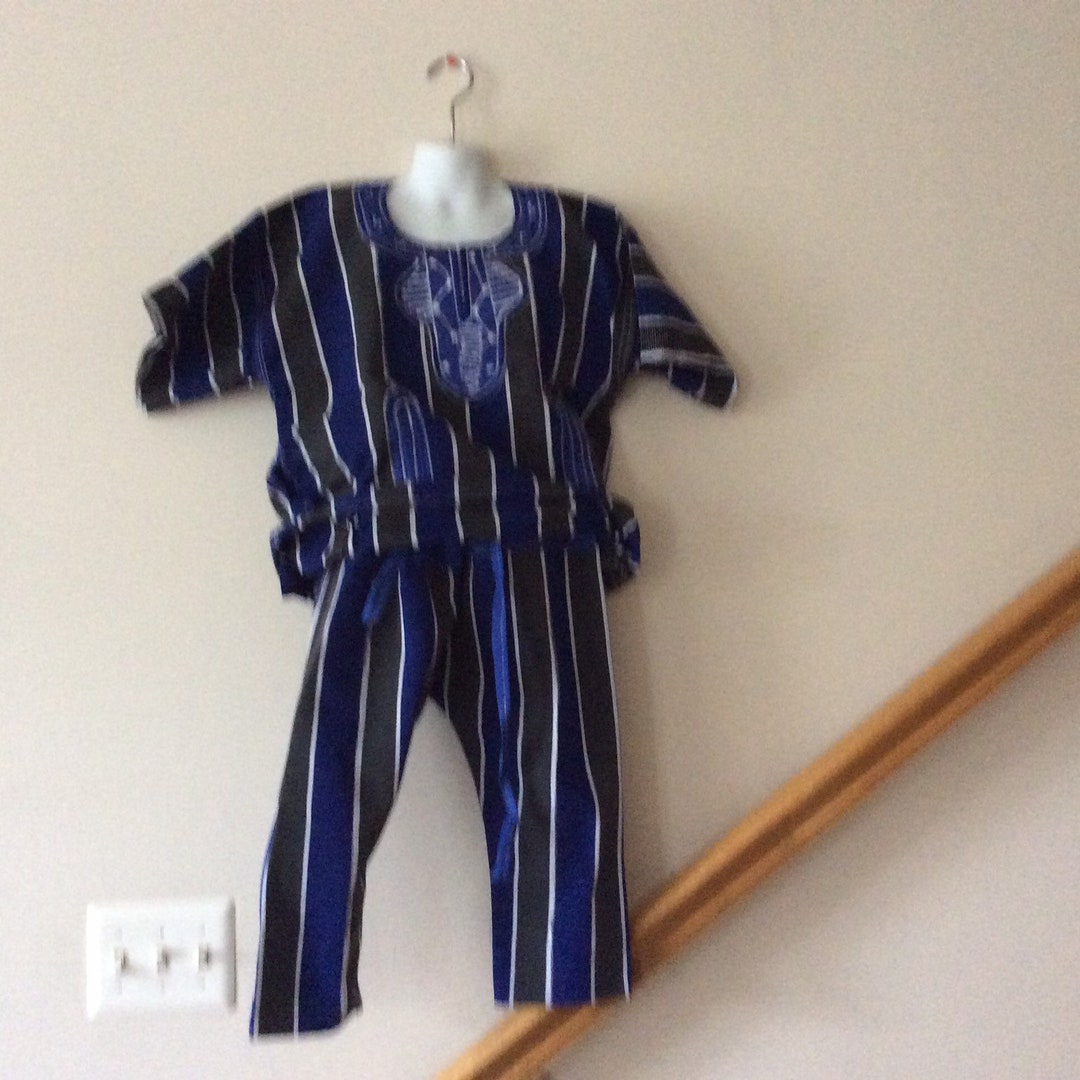 Boys 3 Piece Batakari/ Fugu Set With Hat. Suitable for Ages 4-6 Years ...