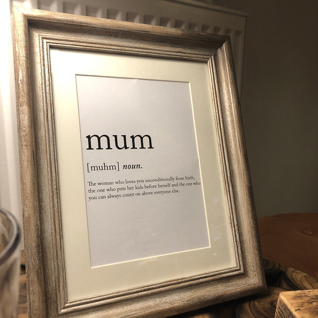 Mum Definition Print, Mothers Day Print, Dictionary Print, Definition ...