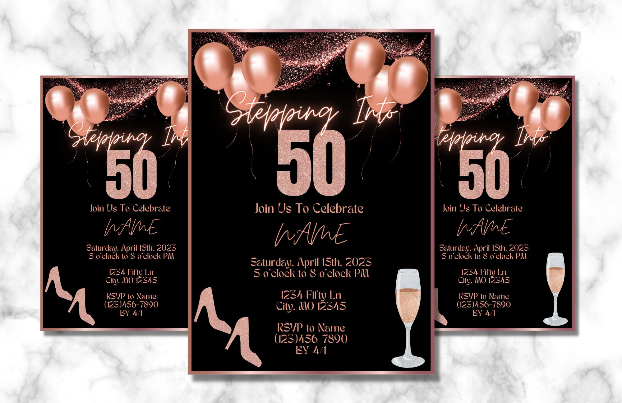 Milestone Birthday | Editable Flyer | Birthday Party | Adult ...