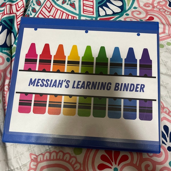 Learning Binder - Etsy