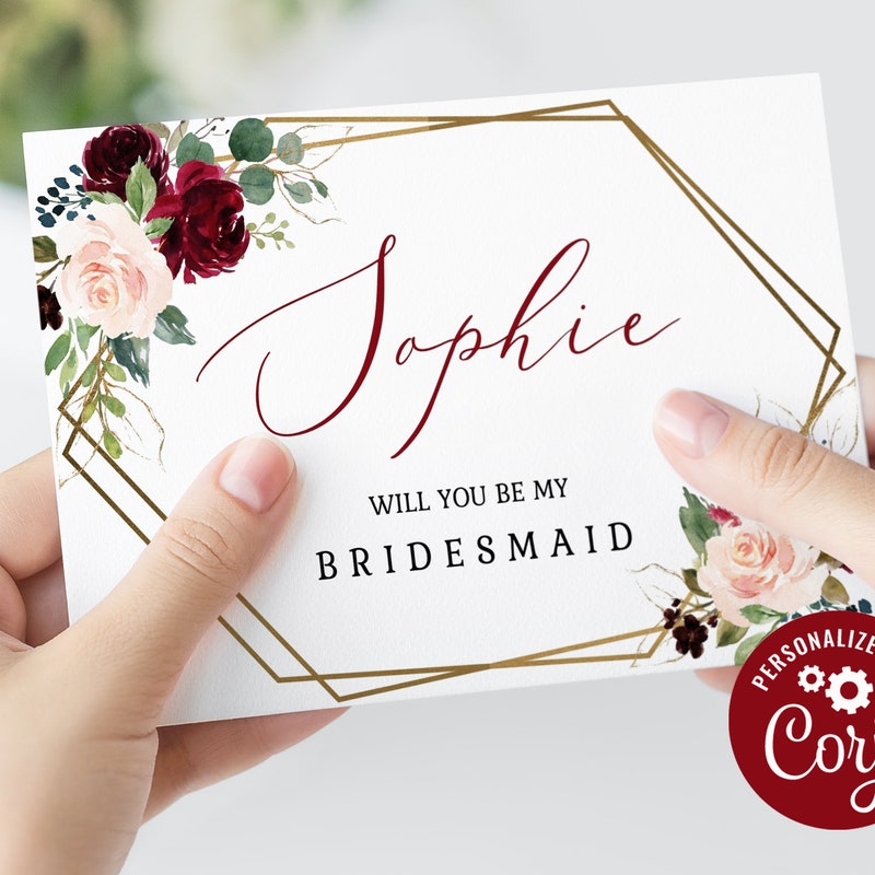 Bridesmaid Cards - Etsy