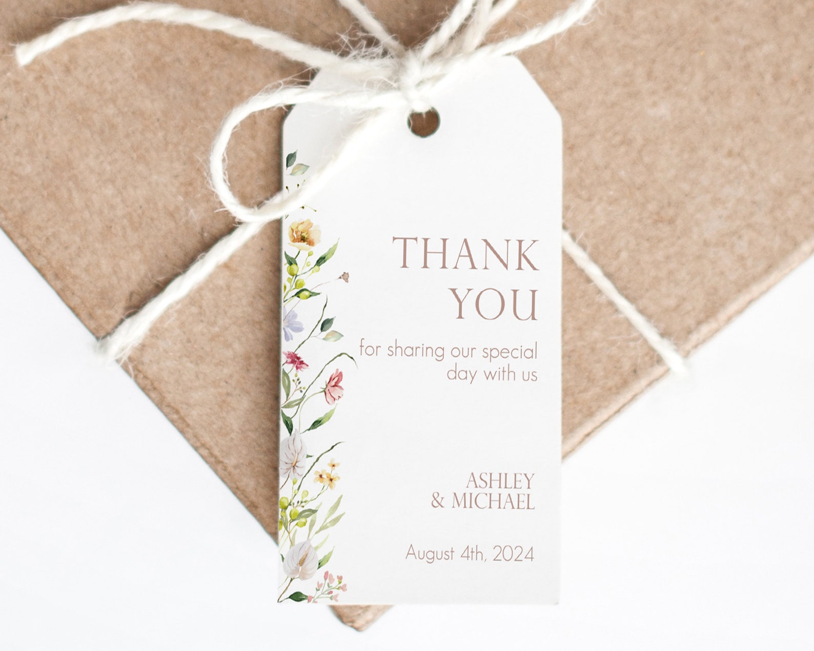 Gift Tag Editable Template Thank You Tag Template Printable - Etsy