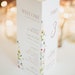 Trifold Table Stand Template, Modern Tri-fold Table Number Template ...