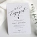 We're Engaged Editable Template, Minimalist Elegant Engagement Party ...