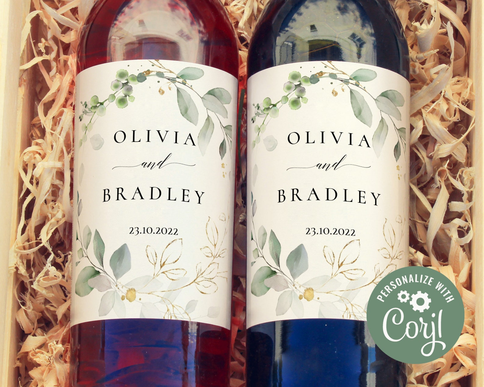 Wine Label Template Editable Wine Label Wine Bottle Labels | Etsy