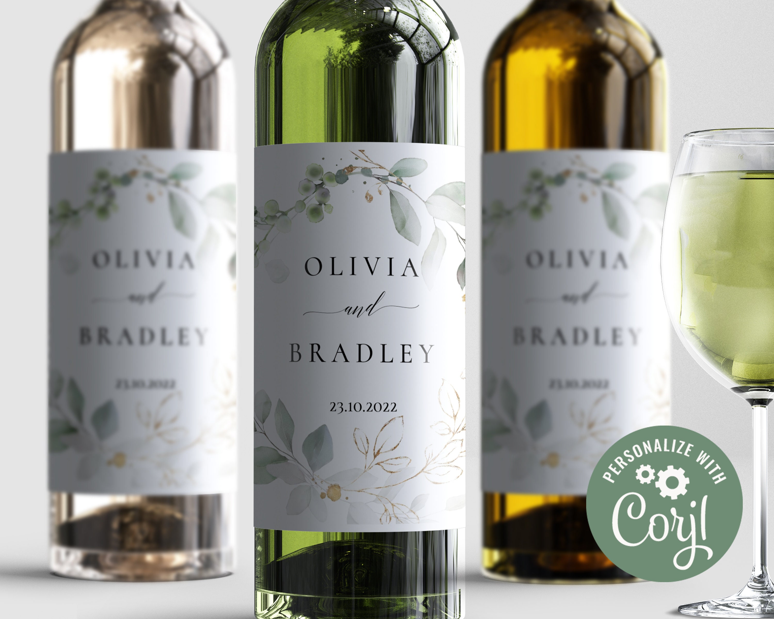 Wine Label Template Editable Wine Label Wine Bottle Labels | Etsy