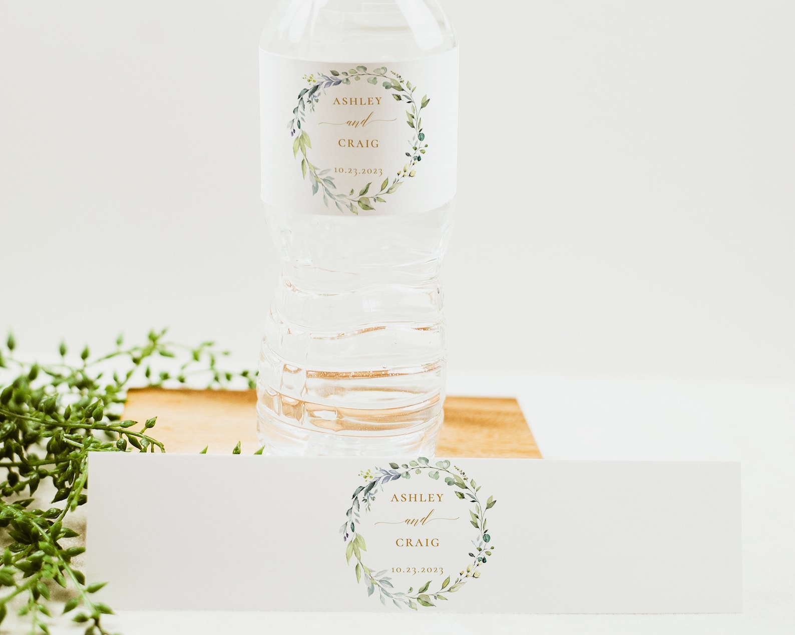 Water Bottle Label Editable Template, Printable Water Bottle Label ...