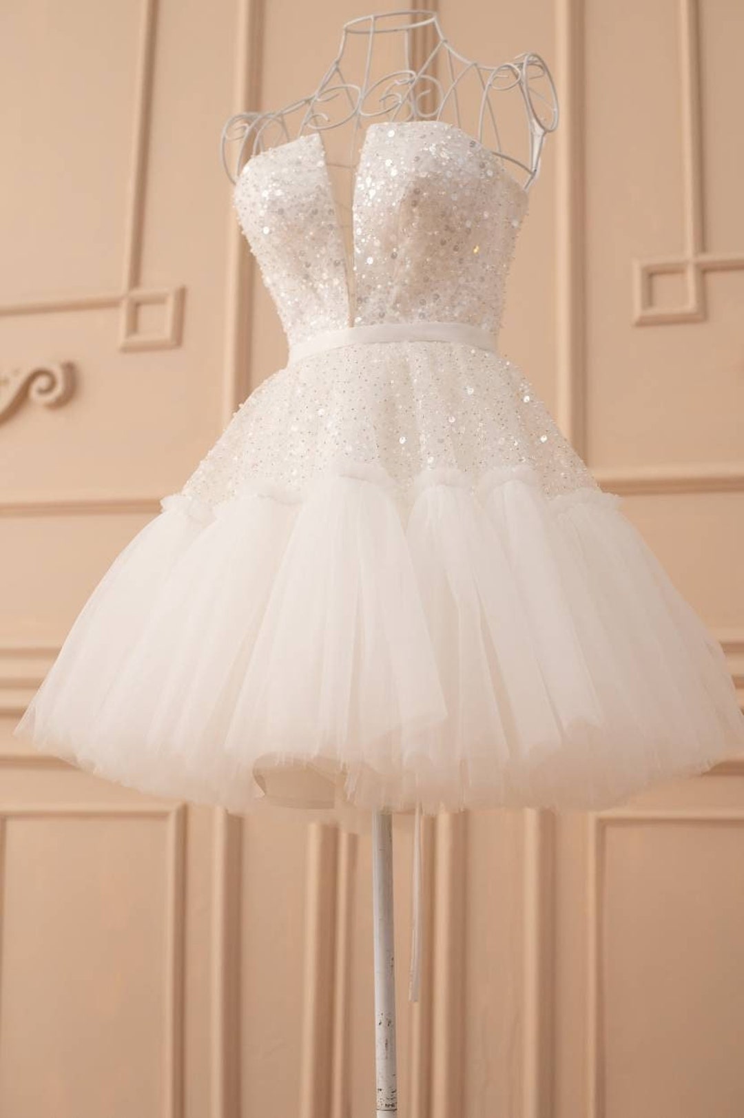 Short Wedding Dress, Reception Dress for Bride, Mini Wedding Dress ...