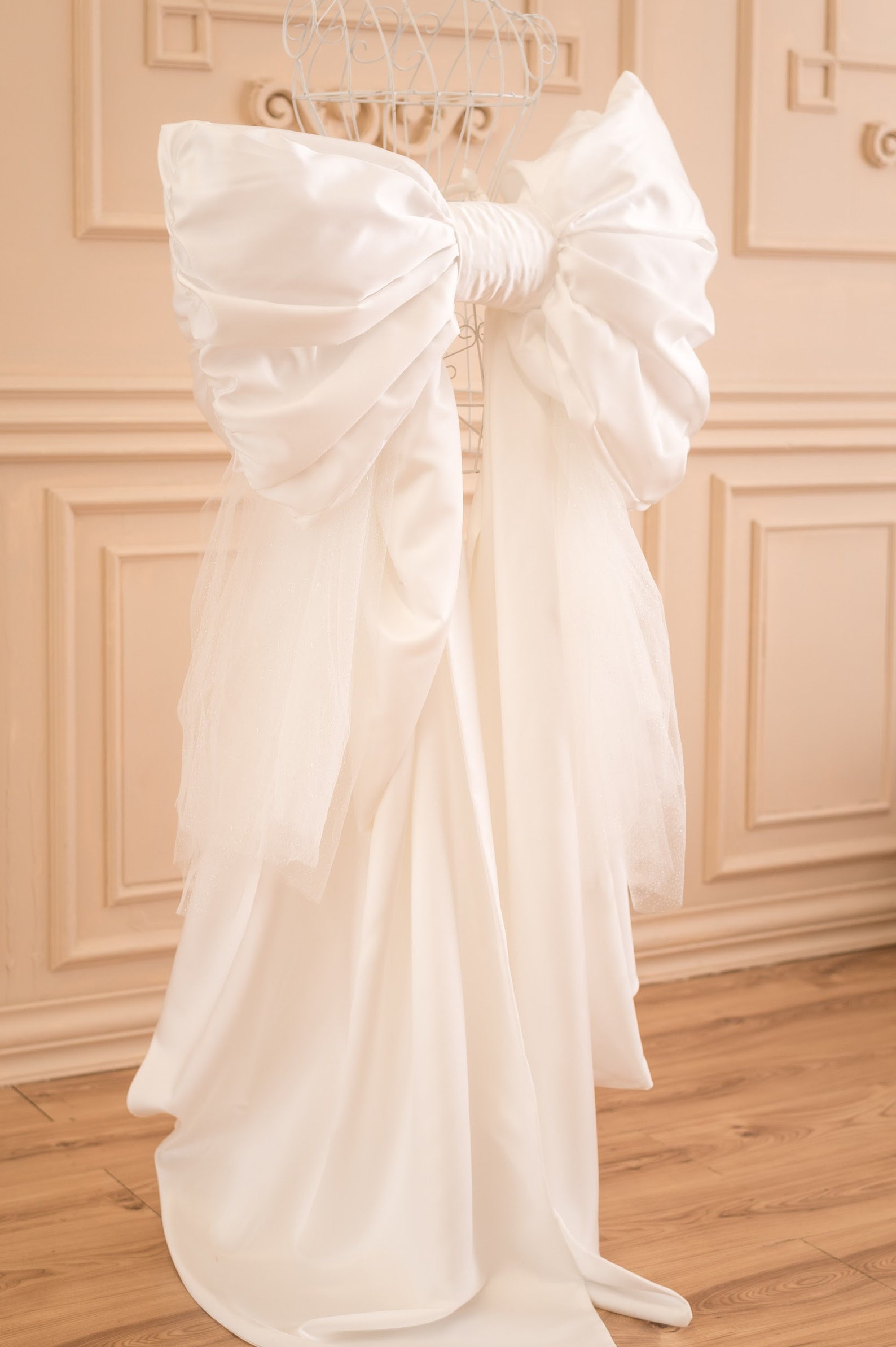 Detachable Satin Bow Oversized Bow for Wedding Dress Puffy - Etsy