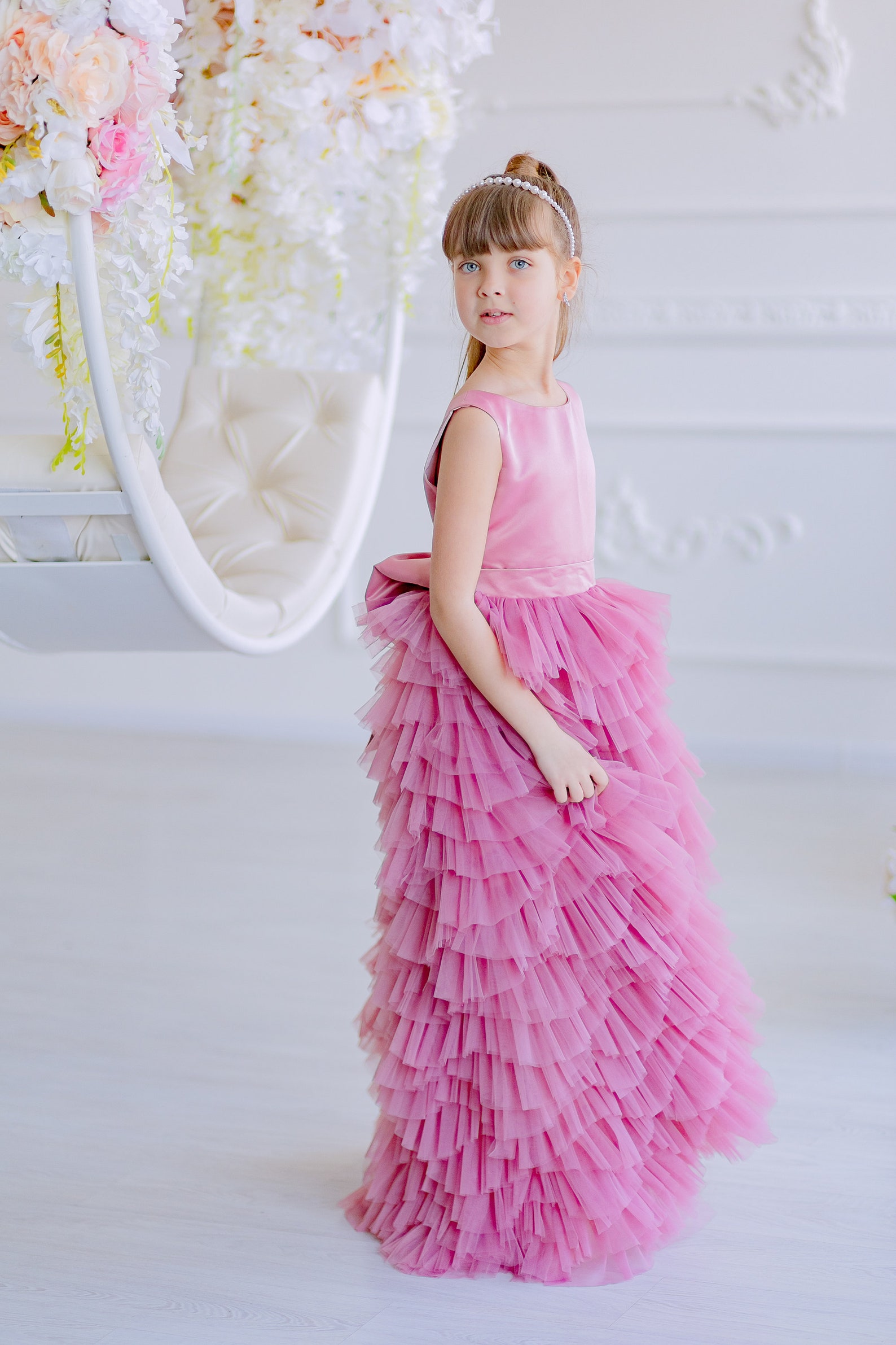 High Low Dress Princess Dress Girl Pageant Dress Photoshoot - Etsy