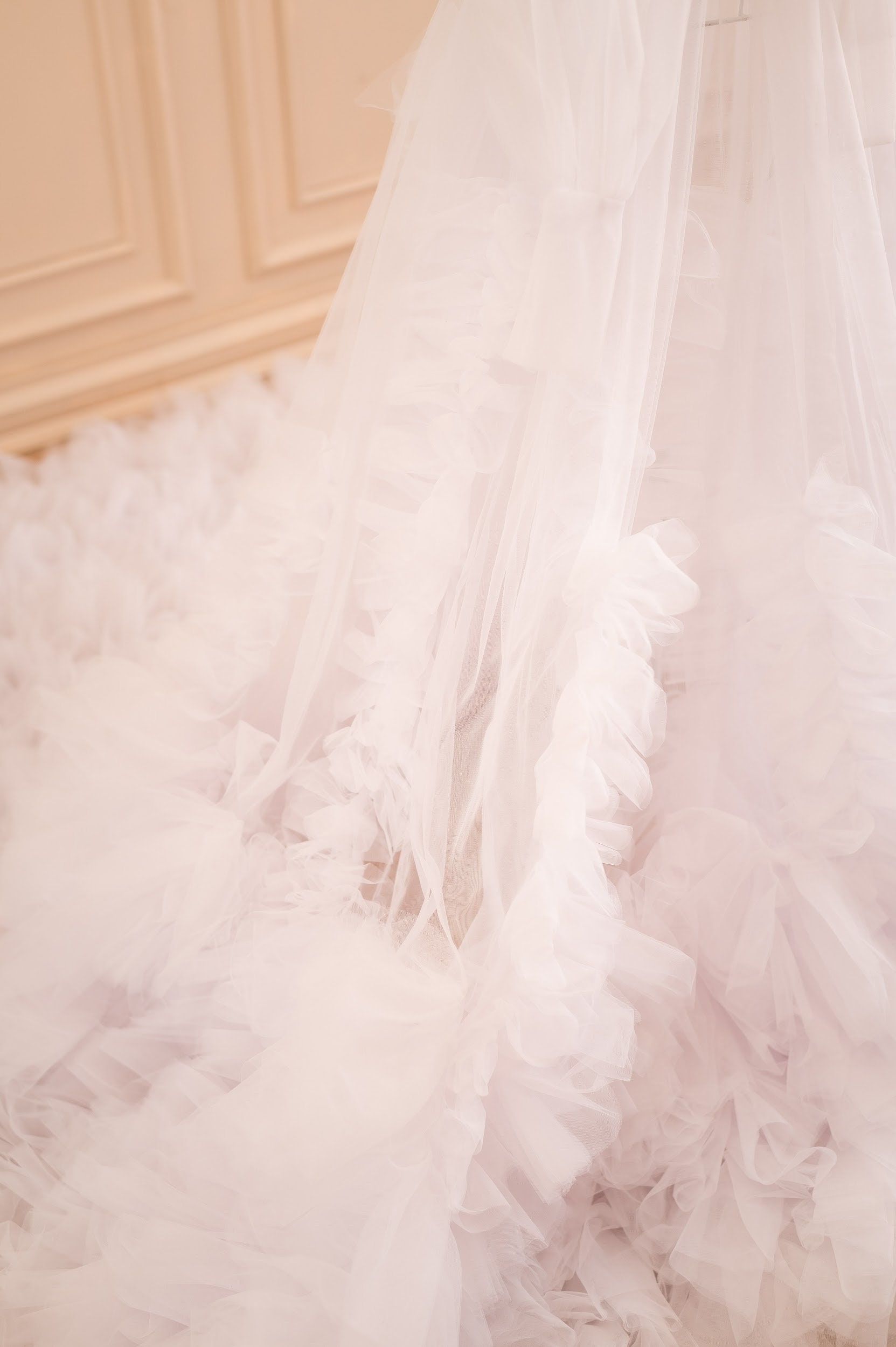 White Bridal Tulle Robe, Bridal Shower Cape, Maternity Robe for ...