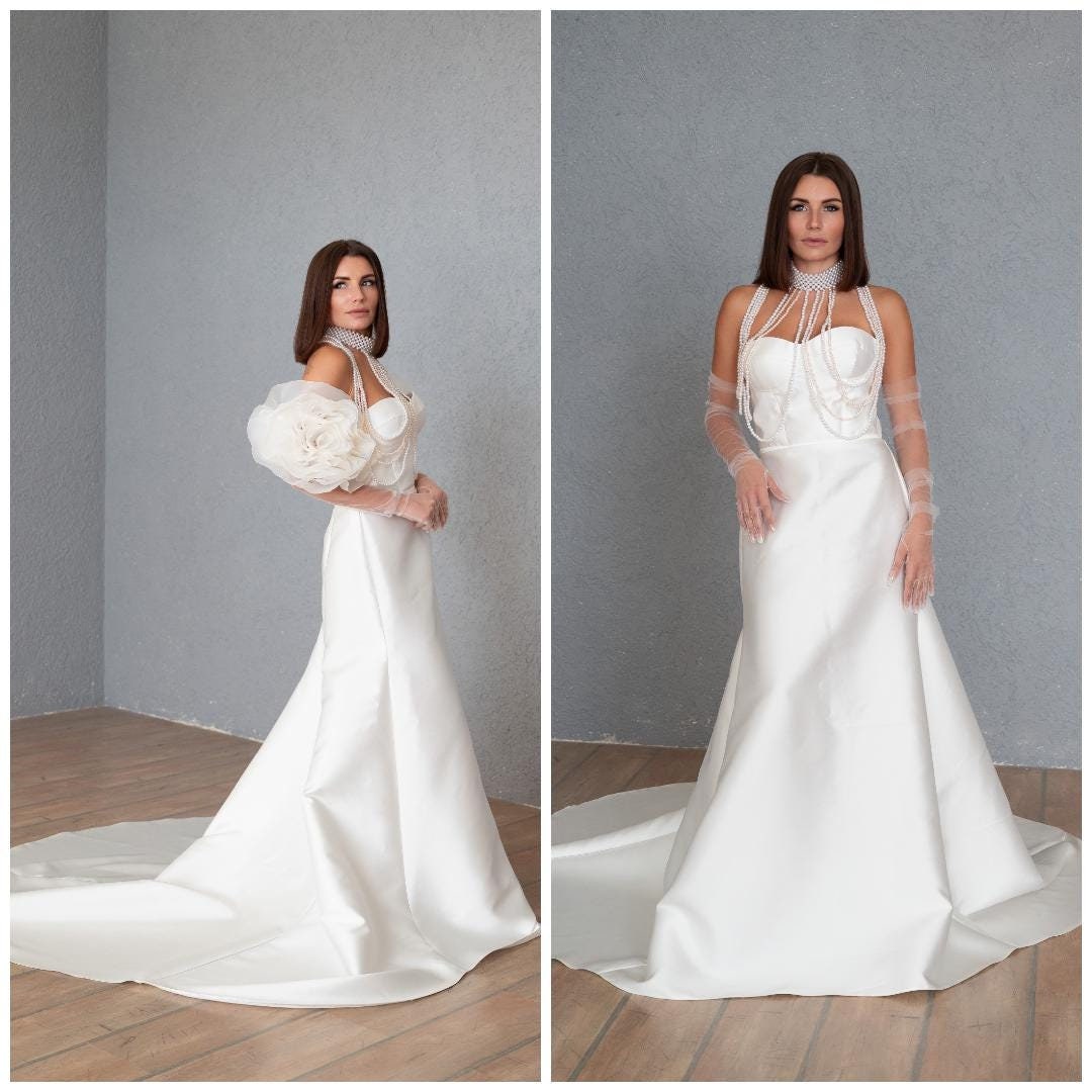 Simple shop bridesmaid wholeselling gown