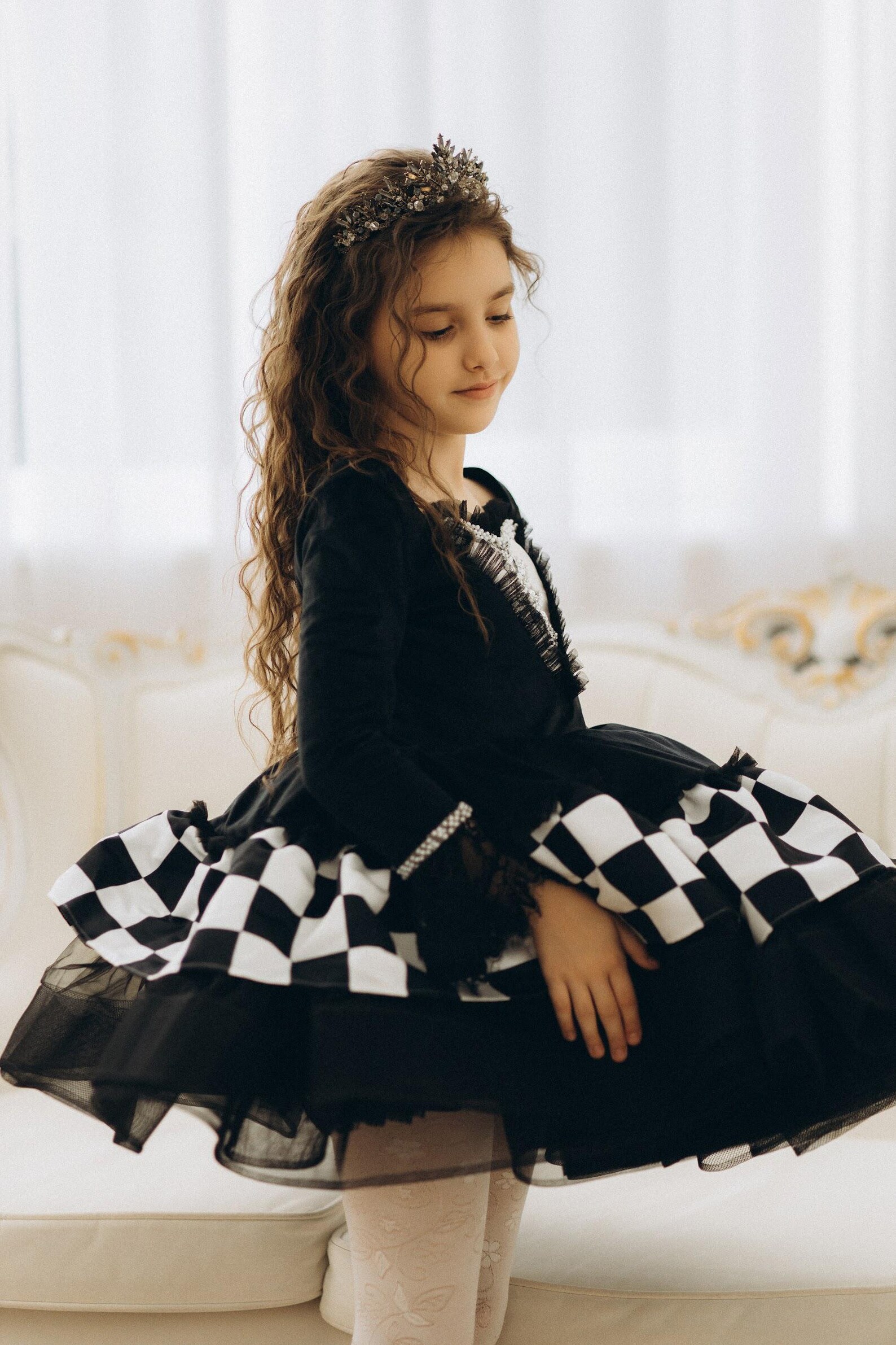 Black Chess Princess Costume: Velvet Bodice, Tutu Skirt - Etsy