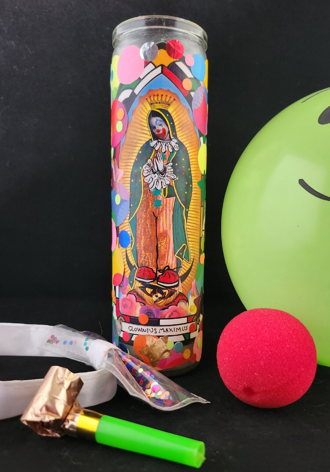 Clownius Maximus Clown Prayer Style Candle - Etsy