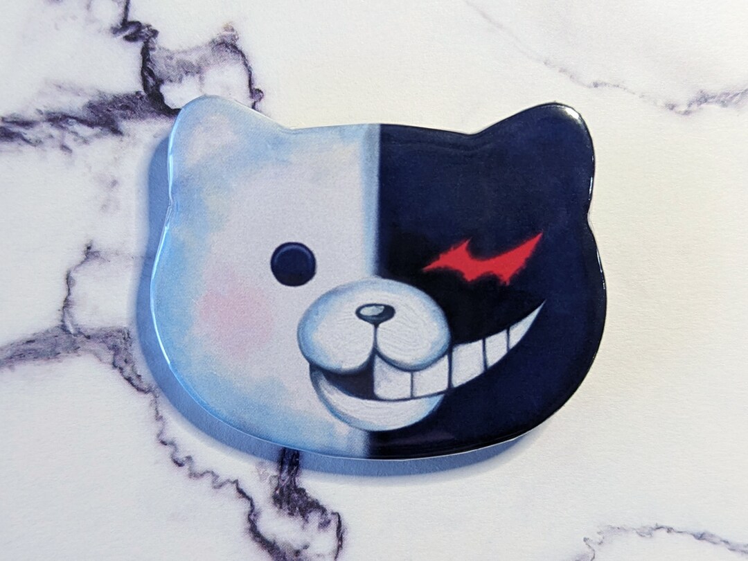 Monokuma Button - Etsy