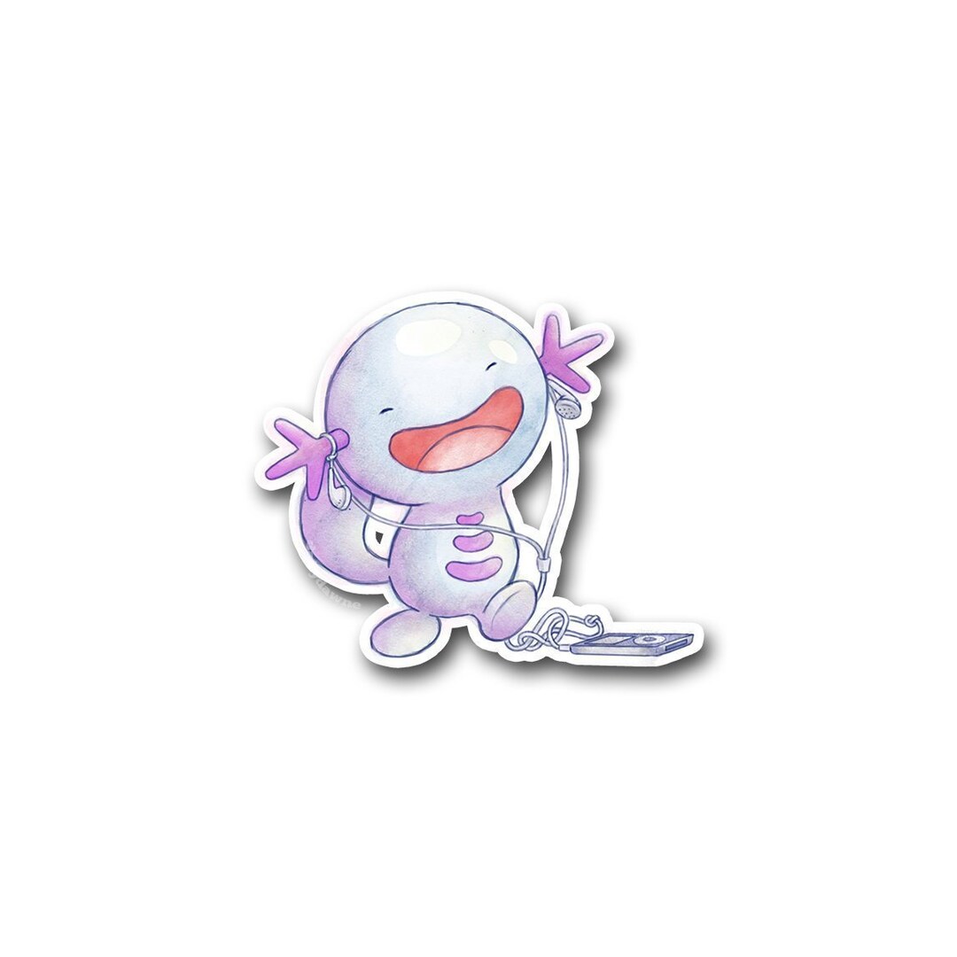Wooper Vinyl Sticker - Etsy