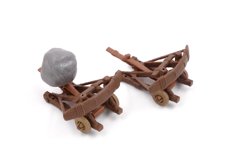 Star Wars Endor Attack Rock Launcher Catapults and Boulder - Star Wars ...