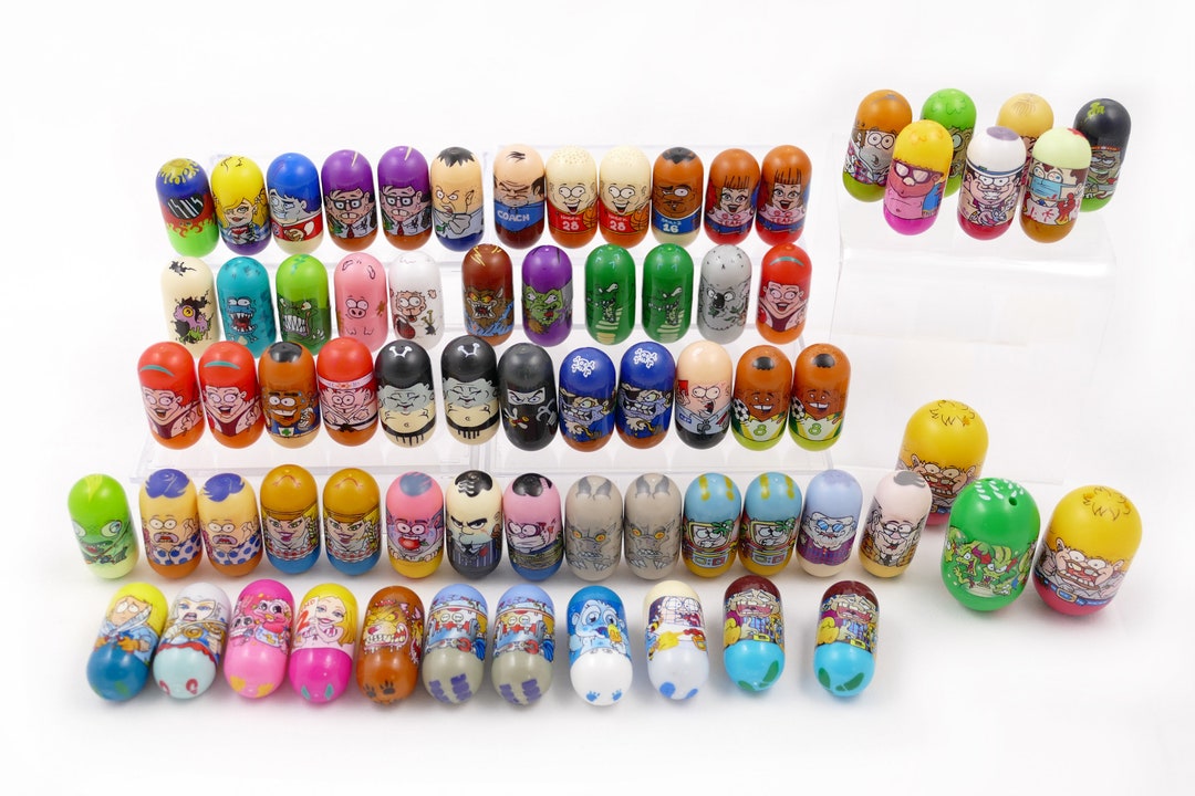 Lot of 70 Mighty Beanz Collectible Bean Toys - Assorted Mighty Beanz ...