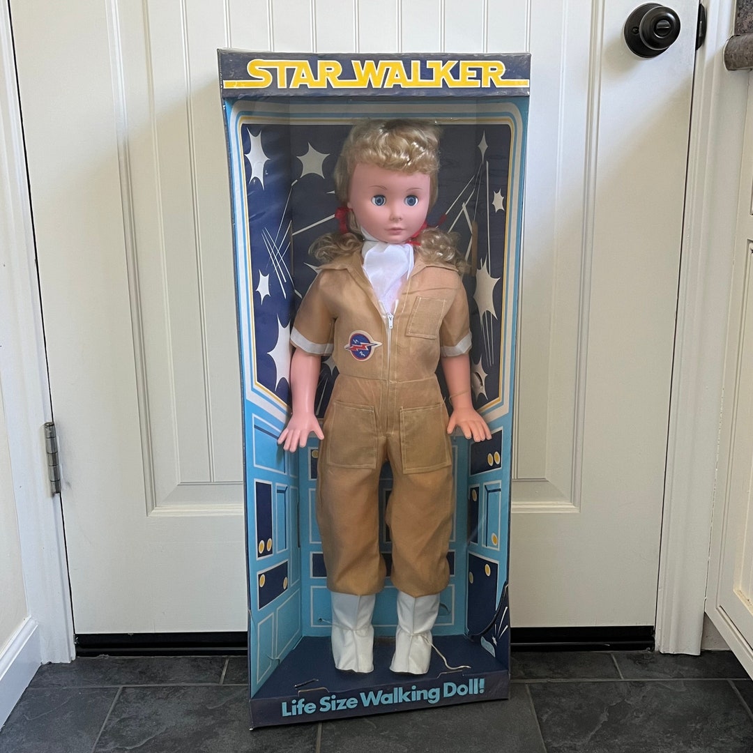 Vintage 1978 Star Walker Life Size Walking Doll - 30 Inch Astronaut ...