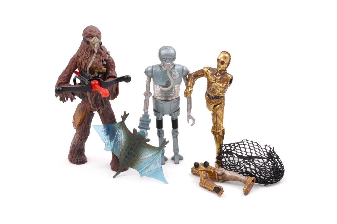 Chewbacca, C-3PO, and Medical Droid - Star Wars Empire Strikes Back ...