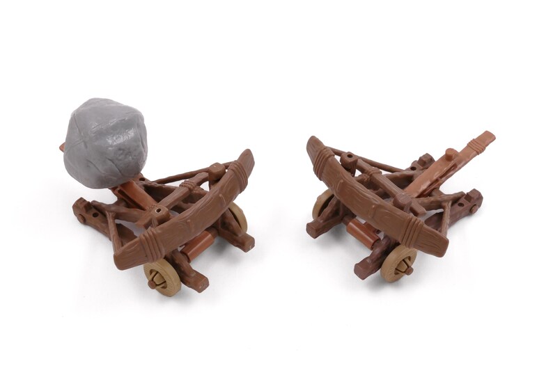 Star Wars Endor Attack Rock Launcher Catapults and Boulder - Star Wars ...