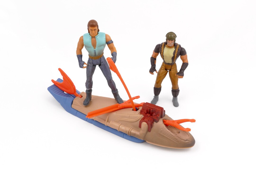 Vintage 1995 Waterworld Wave Ripper With Warrior Mariner Action Figure ...