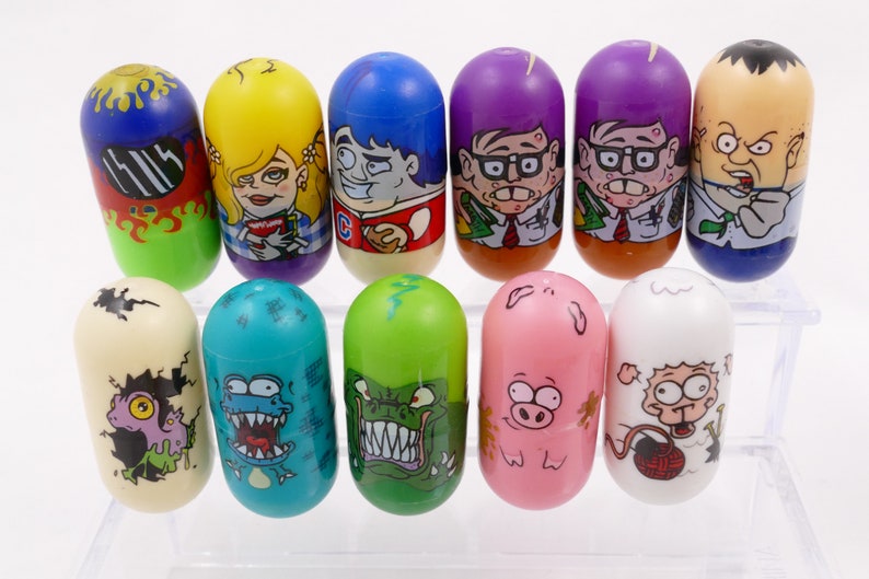 Lot of 70 Mighty Beanz Collectible Bean Toys Assorted Mighty Beanz ...