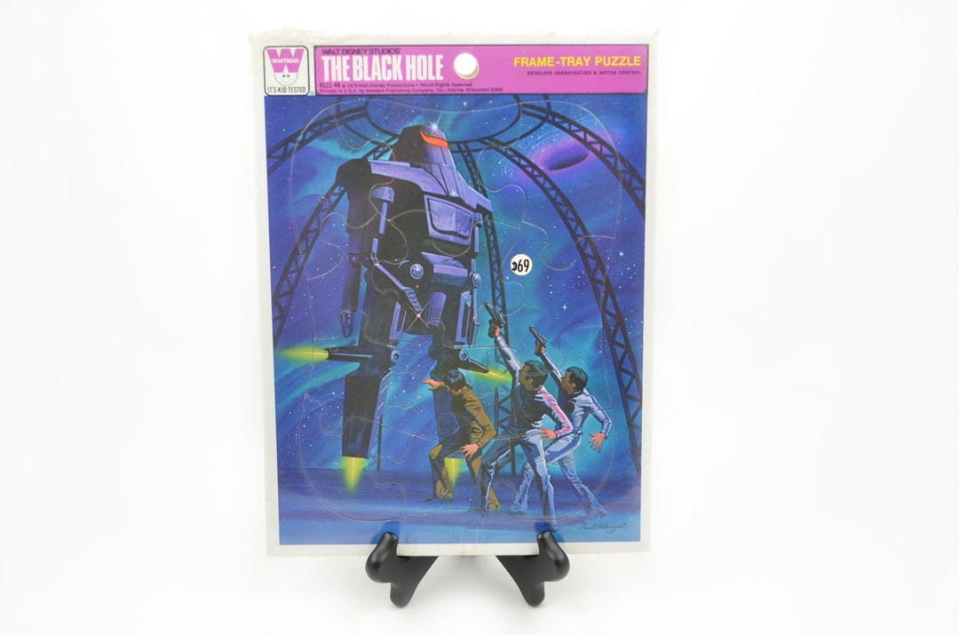 Vintage 1979 the Black Hole Tray Puzzle - Factory Sealed Movie Puzzle ...
