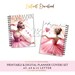 Ballerina Printable Cover Pages for Planner, Ballet Digital Notebook ...