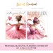 Ballerina Printable Cover Pages for Planner, Ballet Digital Notebook ...
