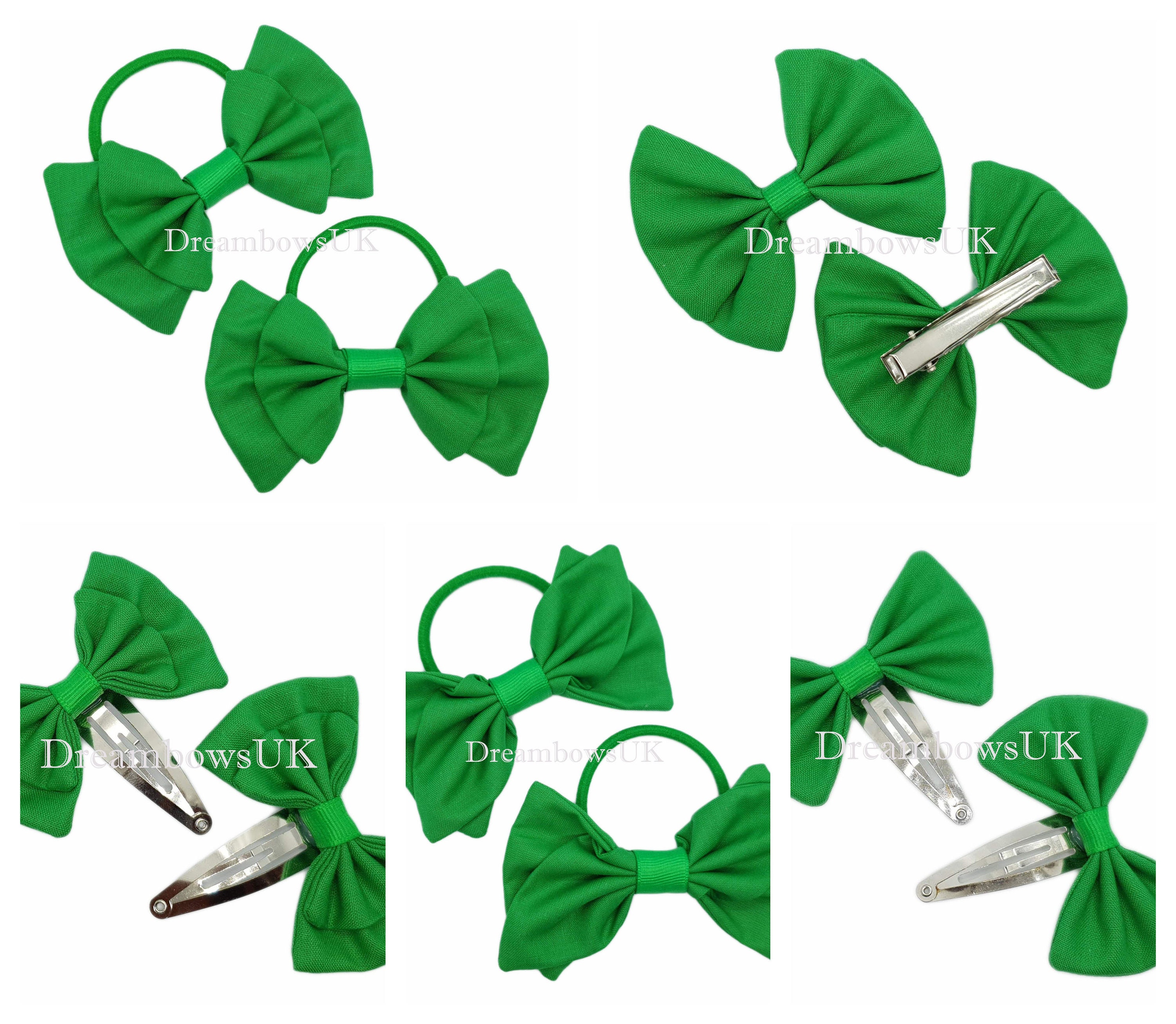 Green Hair Bow Clipart