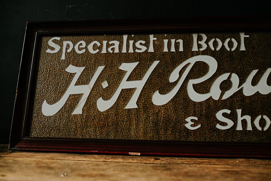 Old Shop Sign