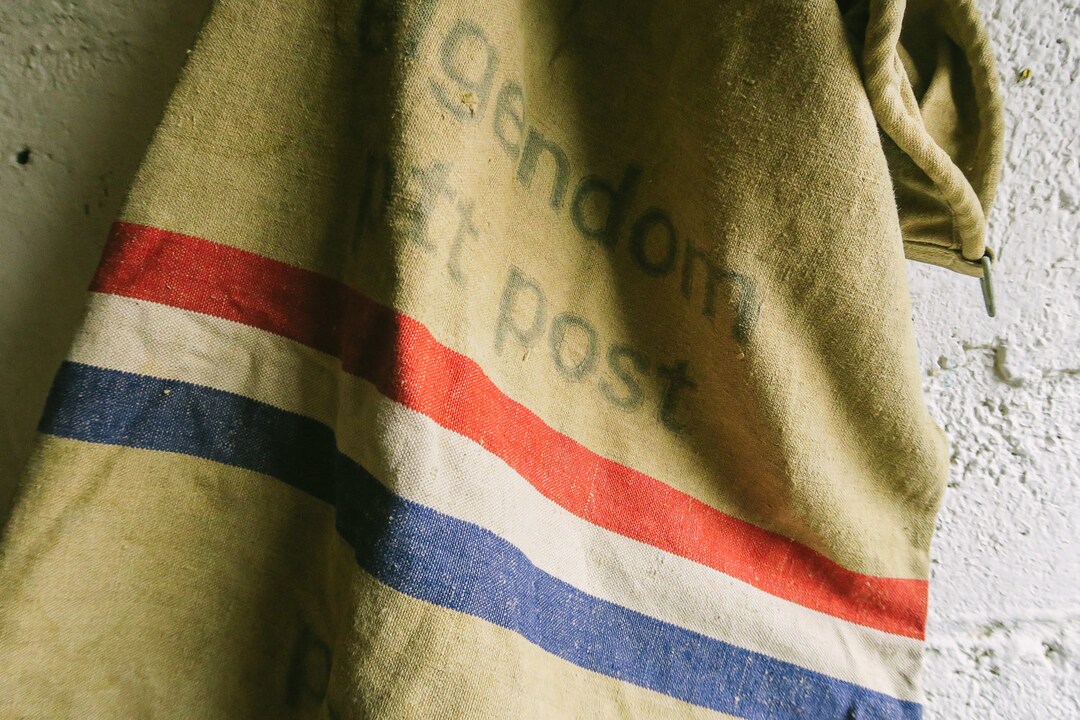 Large Vintage Industrial DUTCH POST Bag Laundry Hessian Heavy Duty - Etsy