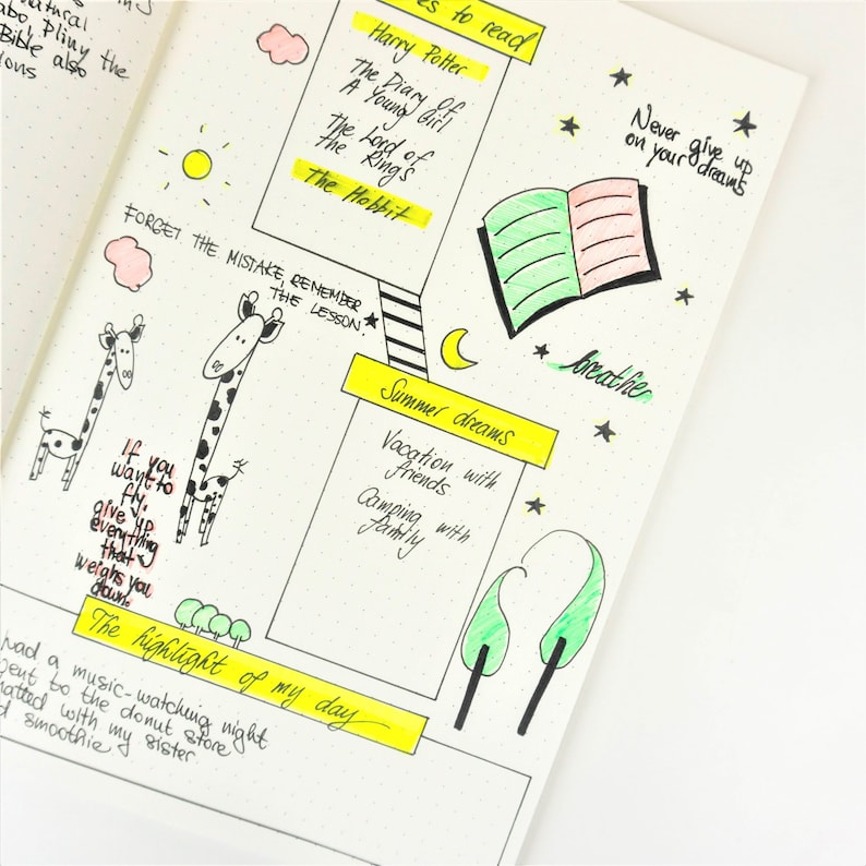 DOTTED NOTEBOOK, PERSONAL Journal, Spiral Bind Journal, Handmade ...