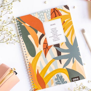 DOTTED NOTEBOOK, PERSONAL Journal, Spiral Bind Journal, Handmade ...