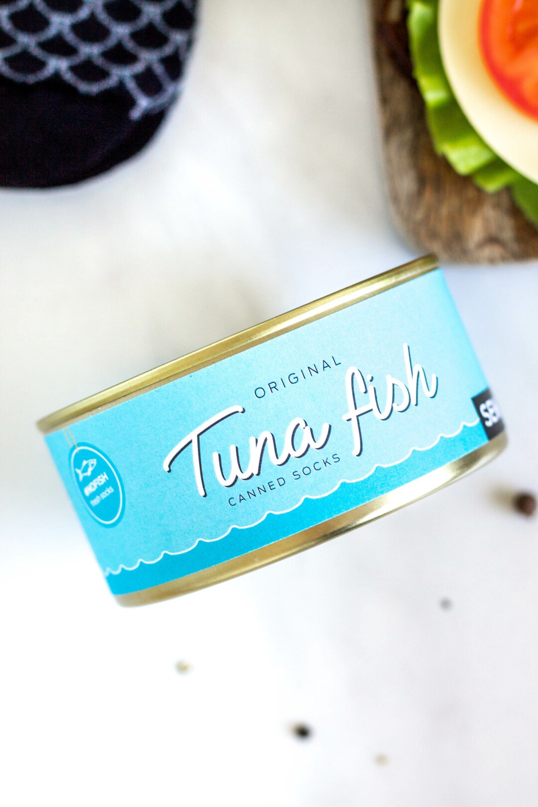 Tuna Fish Canned Socks - Etsy