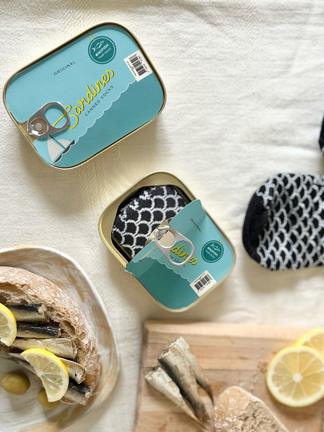 Sardine Socks | Canned Fish Socks | Fish Socks | Funny and Casual Socks ...