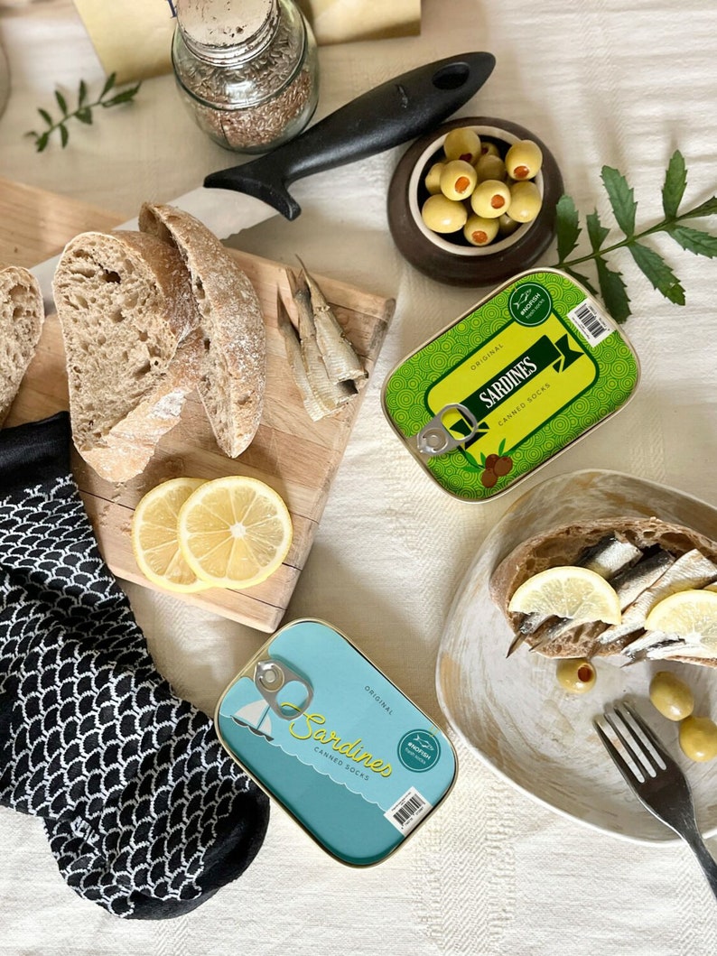 French Sardine Socks | Canned Fish Socks | Fish Socks | Funny and ...